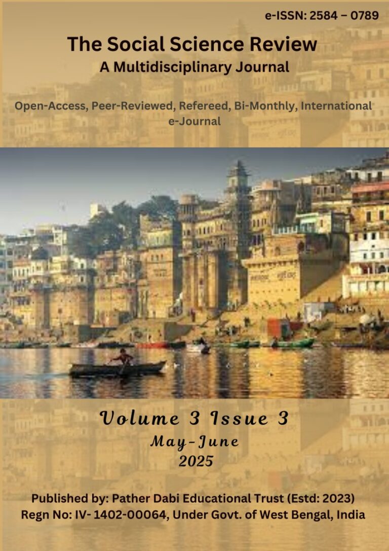 The Social Science Review A Multidisciplinary Journal – Open-Access ...